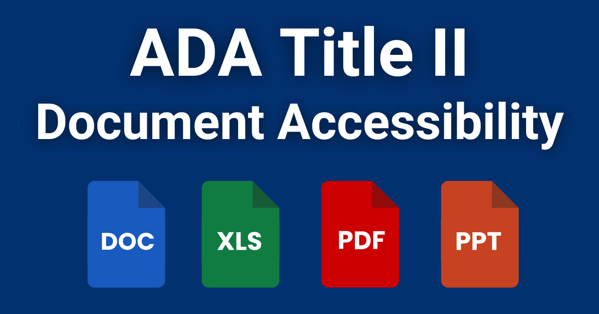 New ADA Title II Rule on Web Accessibility: Fact Sheet Guide ...